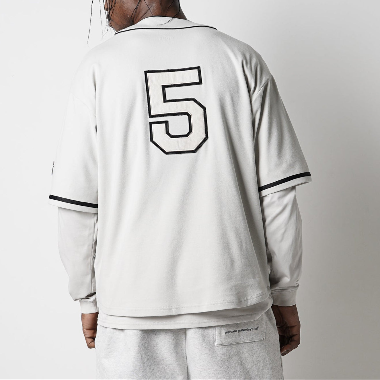 メンズ【ovys公式】オーバーサイズコットンメッシュベースボールシャツ／OVERSIZED C-MESH BASEBALL SHIRT ...